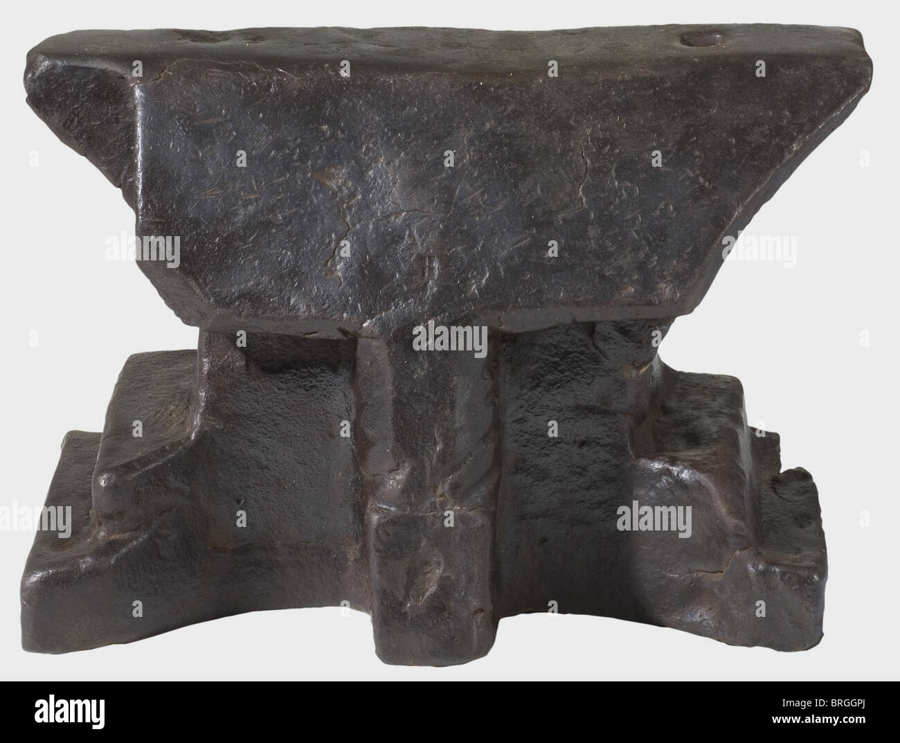 A large German anvil,16th/17th century A large iron blacksmith's anvil ...