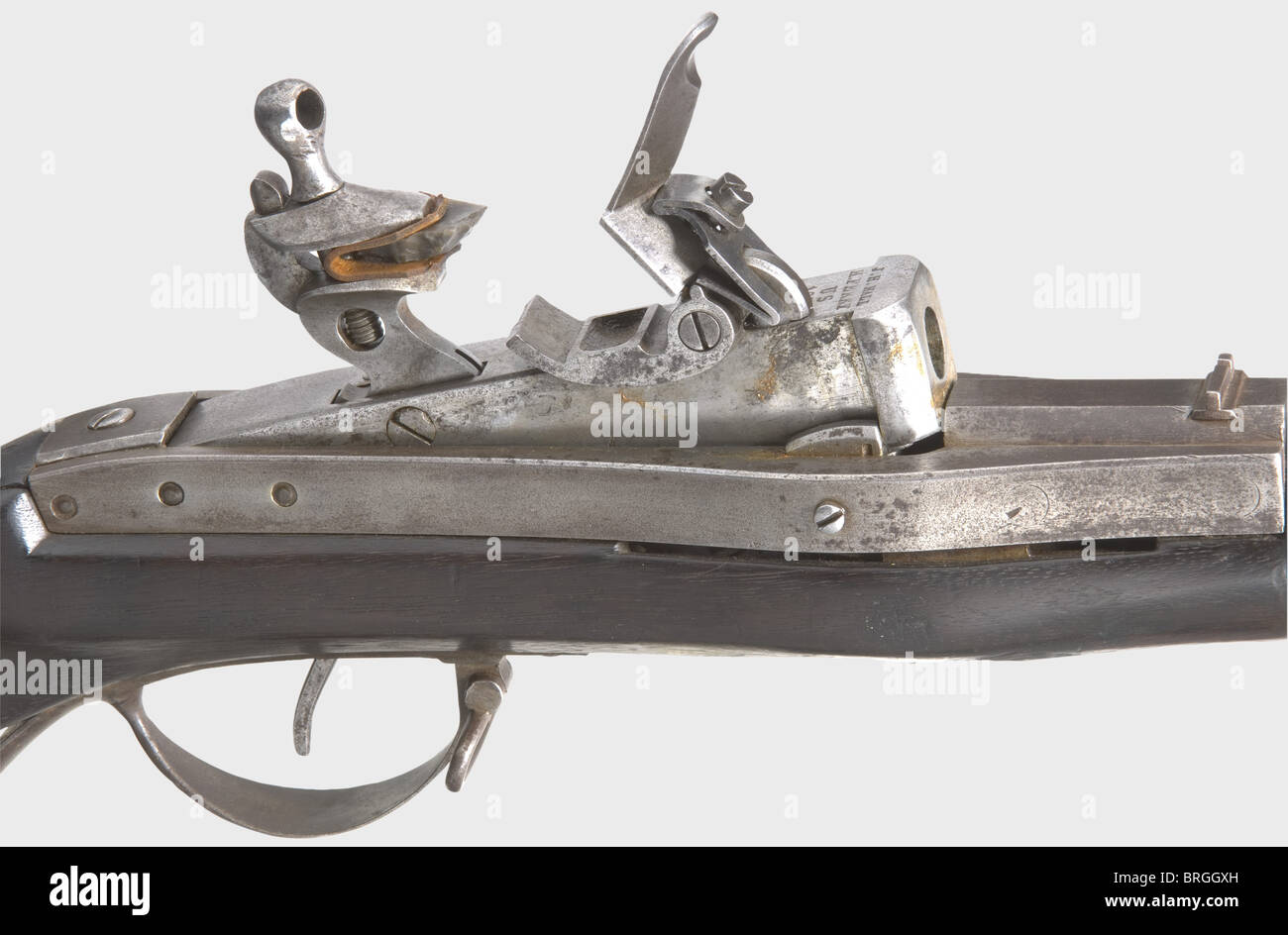 A Harper's Ferry model 1819 Hall Rifle,type II,made in 1831.Round,32 5/ ...