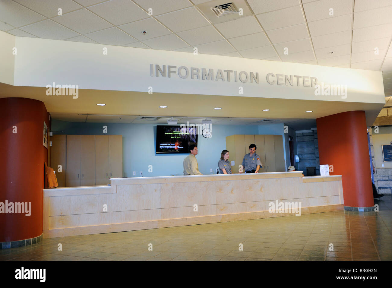 Information Center Carlsbad Caverns National Park Stock Photo - Alamy
