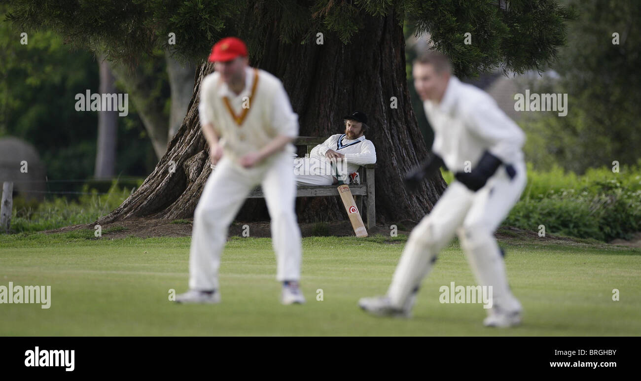Village cricketer hi-res stock photography and images - Alamy