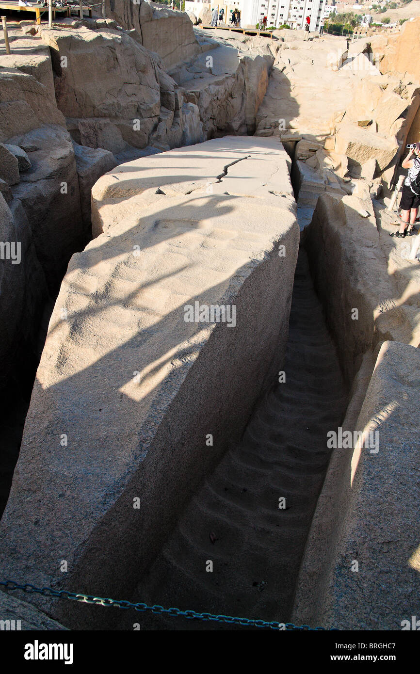 Obelisk unfinished obelisk aswan egypt hi-res stock photography and ...