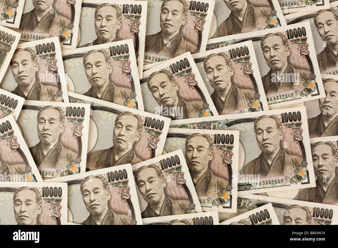 Money from Japan. Japanese yen bank notes Stock Photo - Alamy