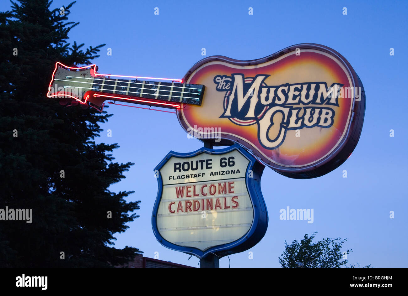Route 66 neon signs hi-res stock photography and images - Alamy