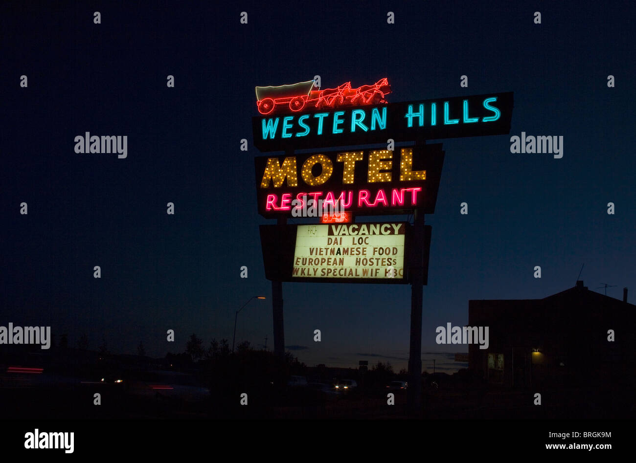 Route 66 Neon Signs High Resolution Stock Photography and Images - Alamy