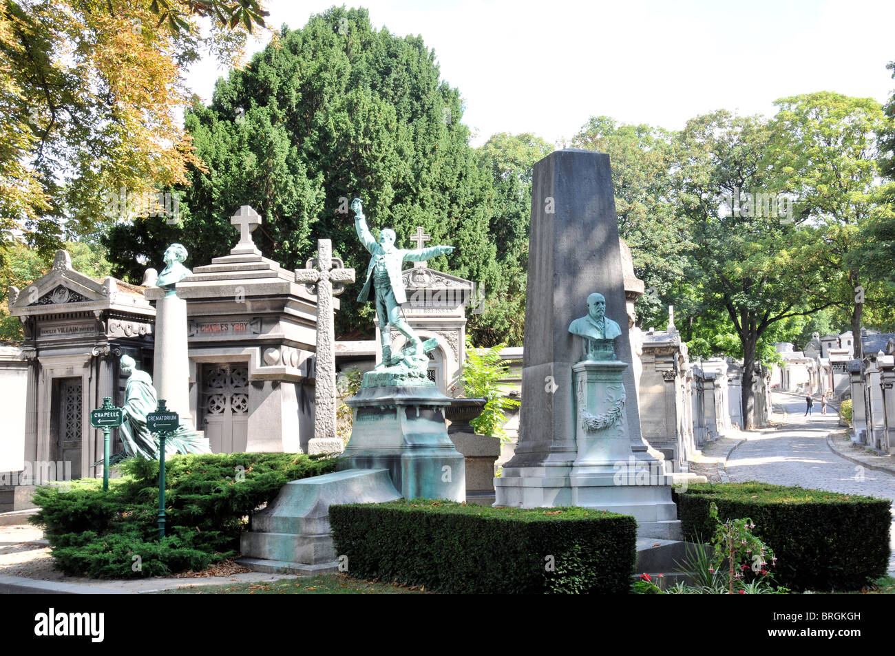 Père Lachaise cemetery, Paris, France Stock Photo - Alamy