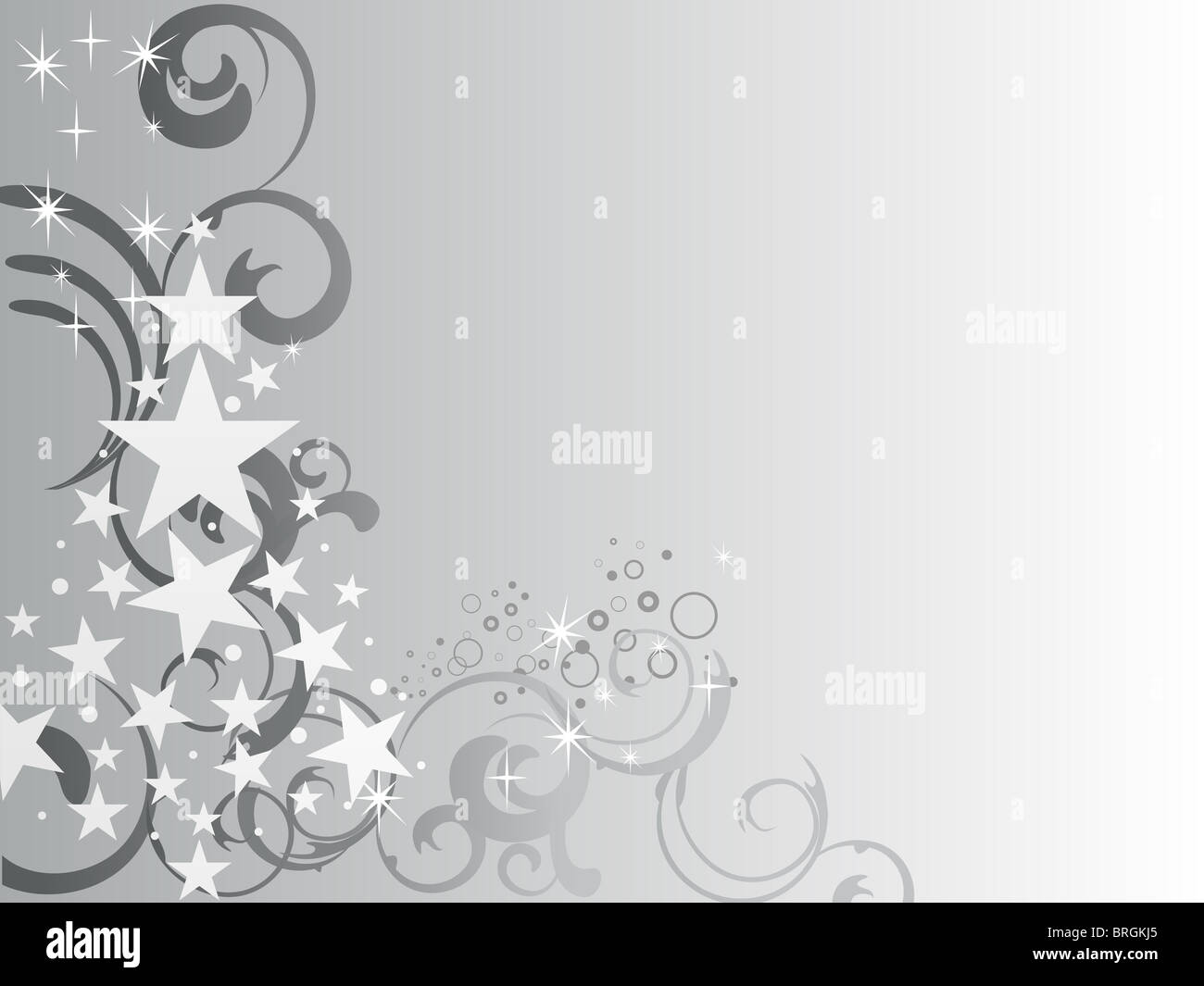 Silver christmas design Stock Photo - Alamy