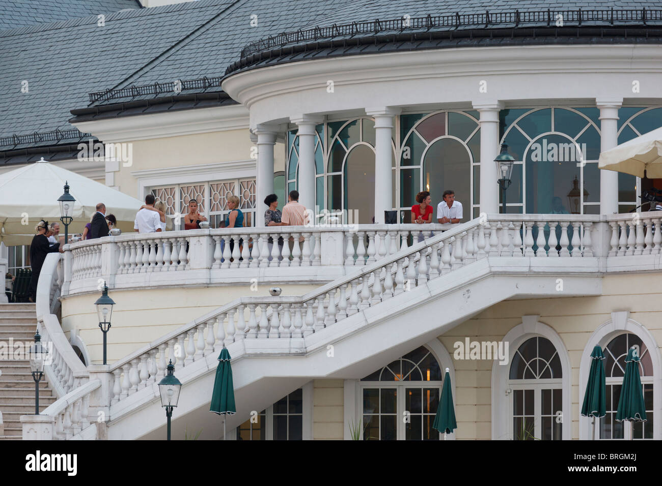 restaurant at golf club Fontana Stock Photo - Alamy