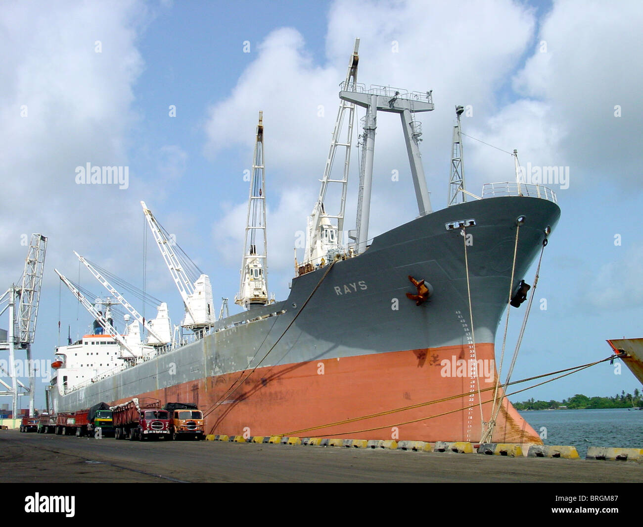 Freighter, Port, Lagos, Nigeria, Africa Stock Photo - Alamy