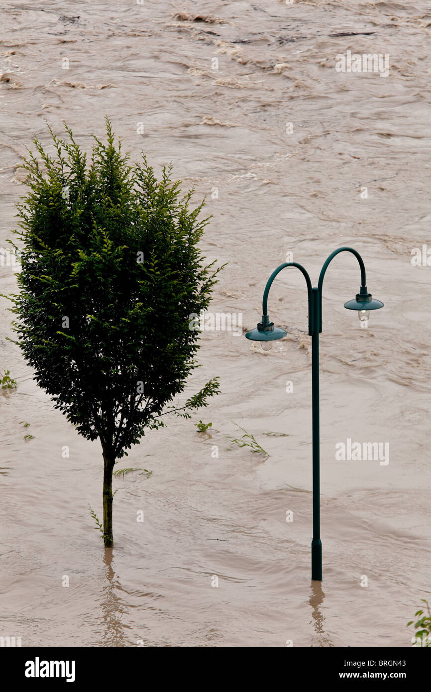 Flooding after heavy rain Stock Photo - Alamy