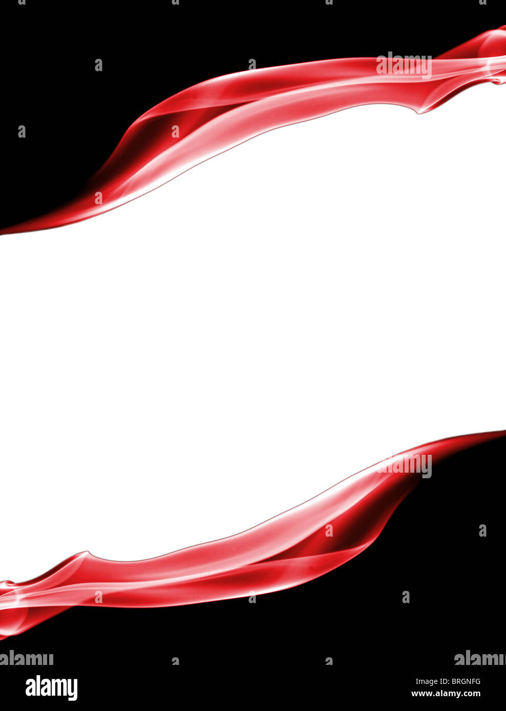 red and white smoky page layout with copyspace and black background ...