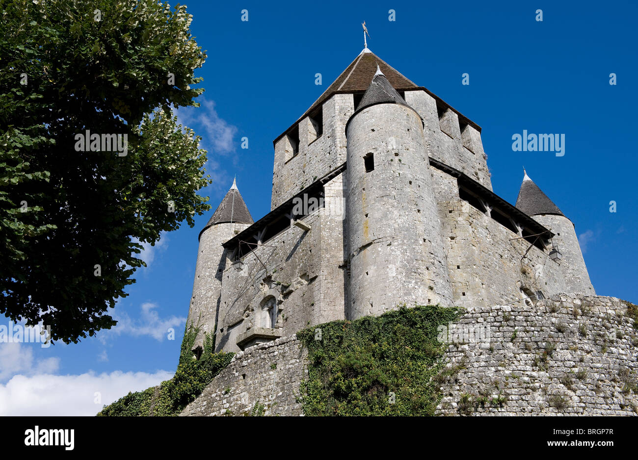 medieval castle, provins, france Stock Photo - Alamy