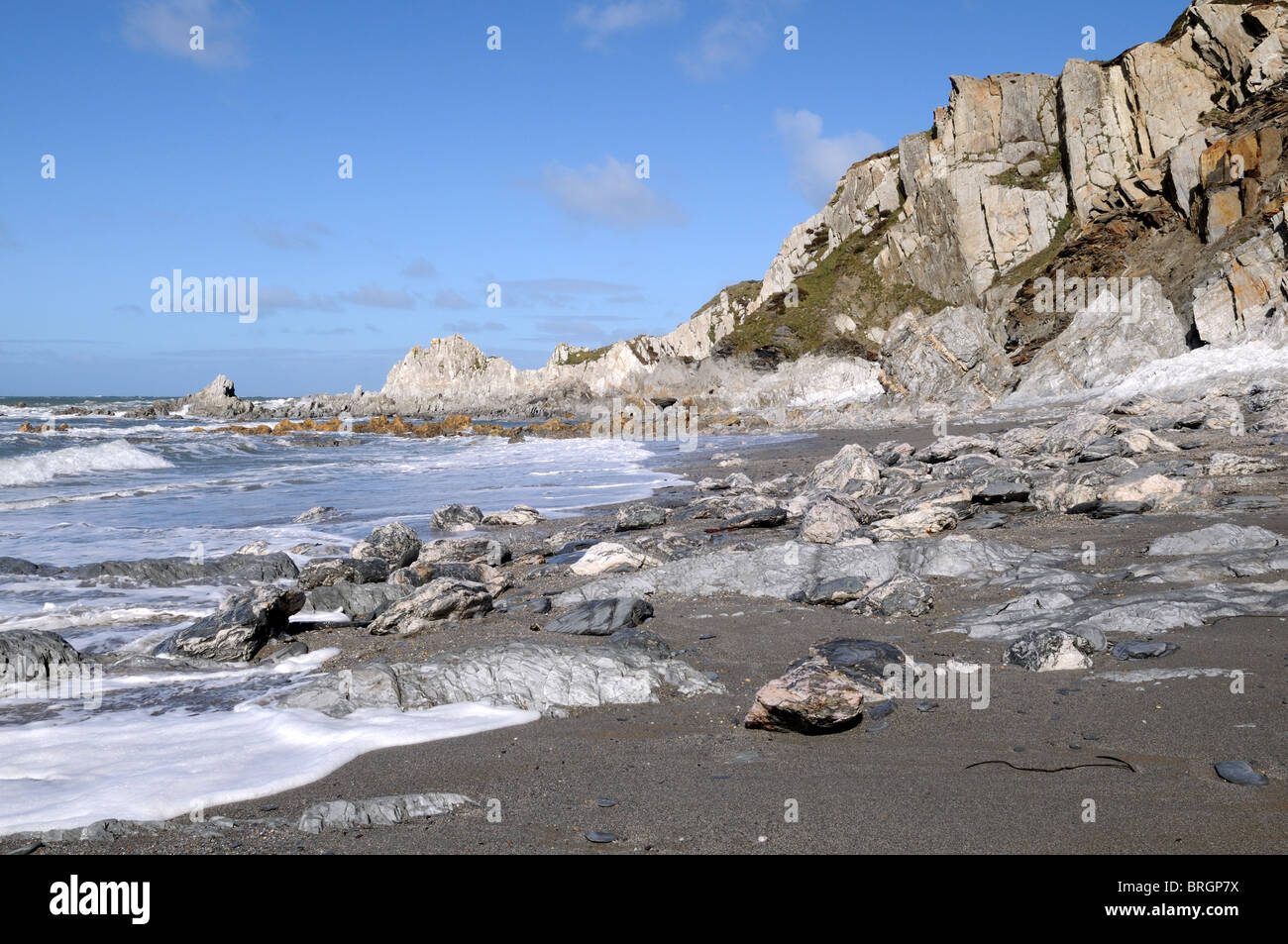 Rockham Bay Beach Mortehoe North Devon Engalnd UK GB Stock Photo - Alamy