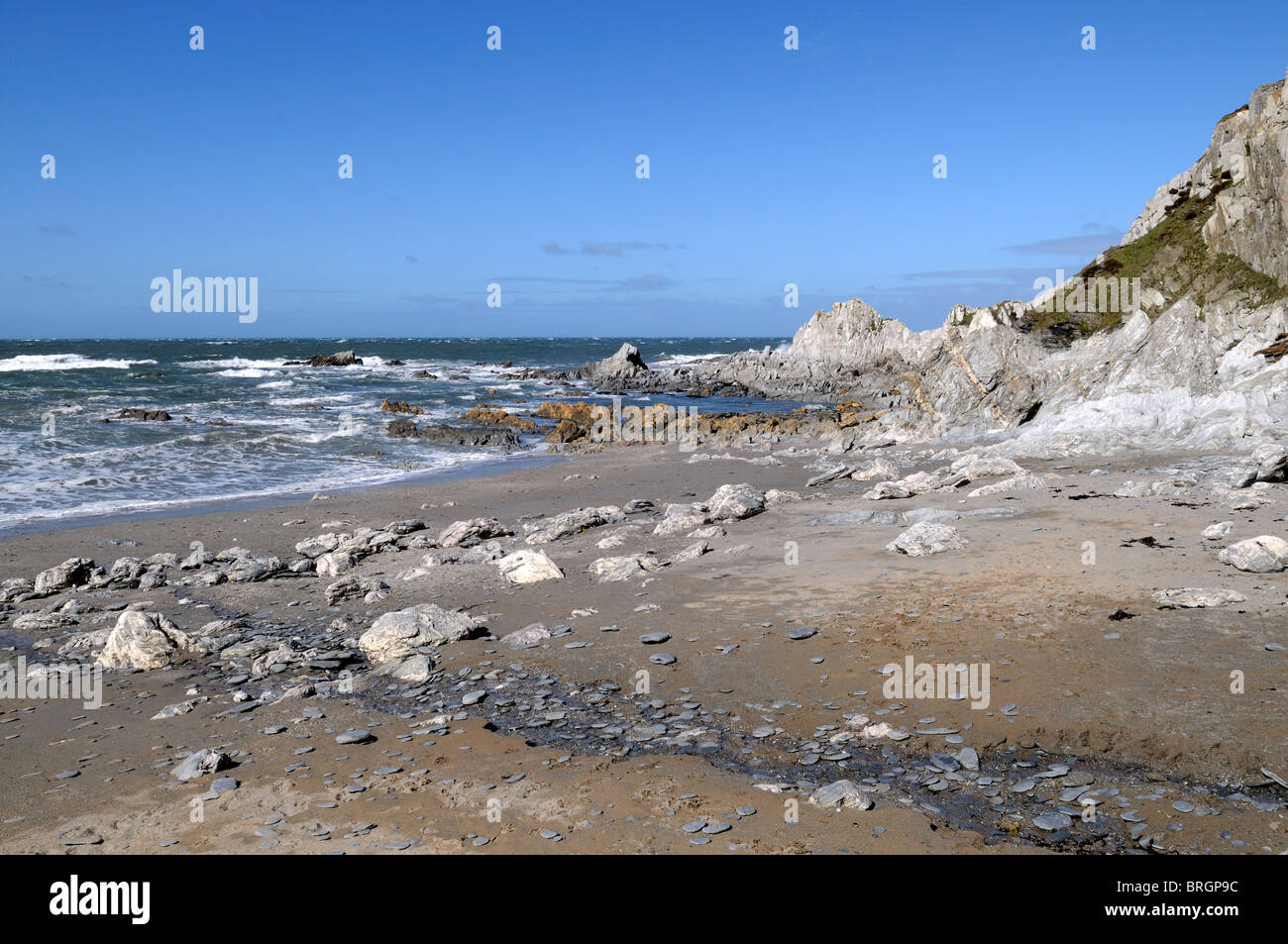 Rockham Bay Beach Mortehoe North Devon Engalnd UK GB Stock Photo - Alamy