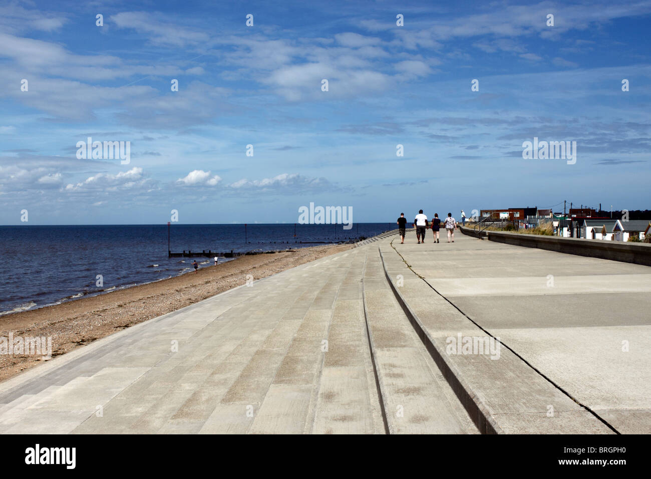 THE PROMENADE AT HEACHAM IN NORTH NORFOLK. UK Stock Photo - Alamy
