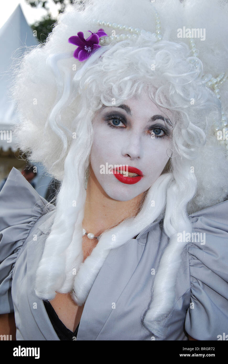 colourful character at Elf Fantasy Fair Arcen Netherlands Stock Photo ...