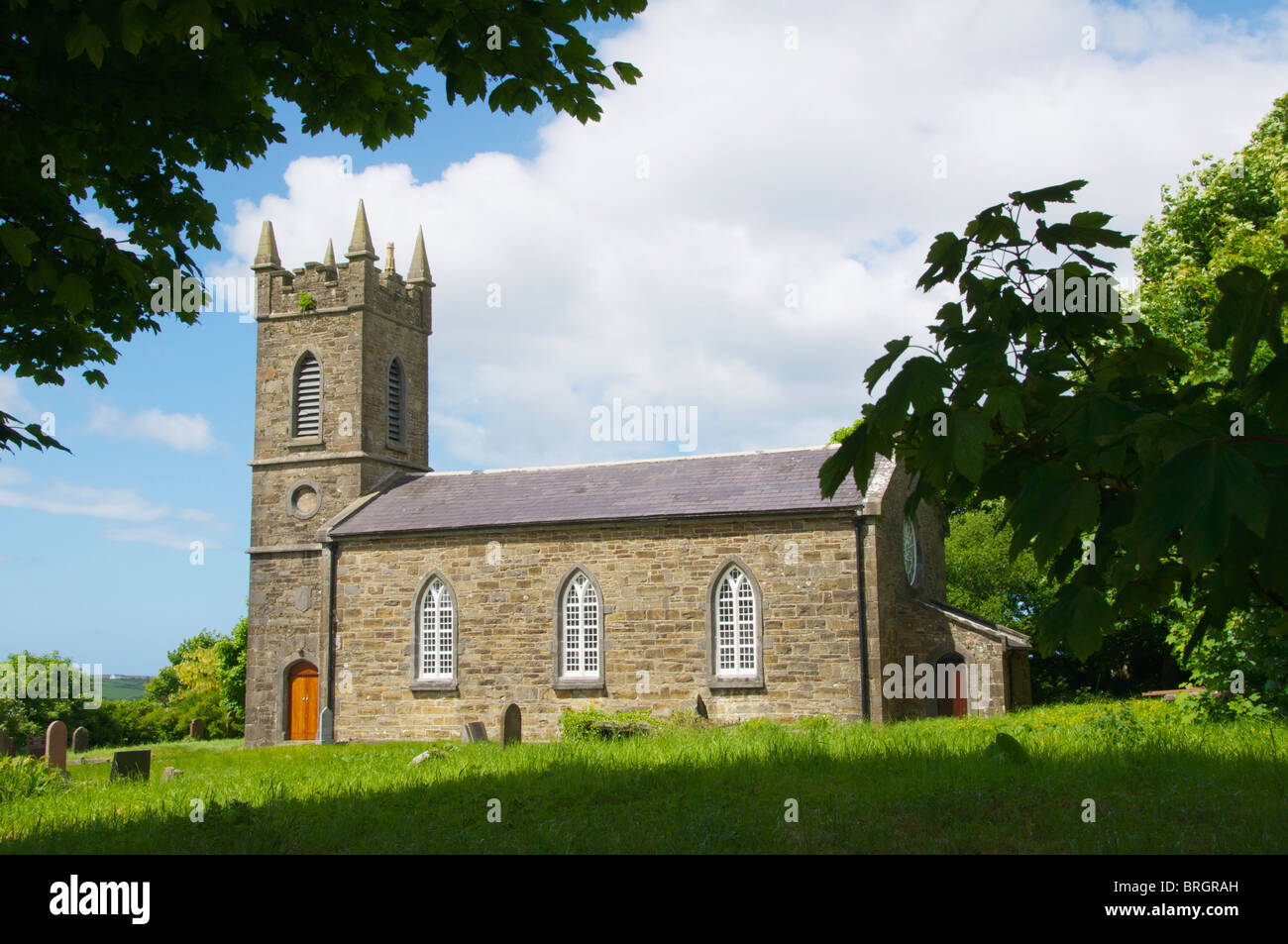 St. John's (Protestant) Church in Ballycastle, Co. Mayo, Ireland Stock ...