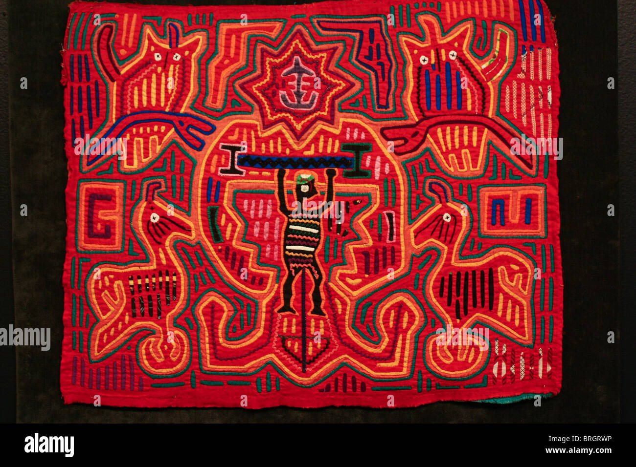 Kuna Yala Handmade Mola Panama Stock Photo - Alamy