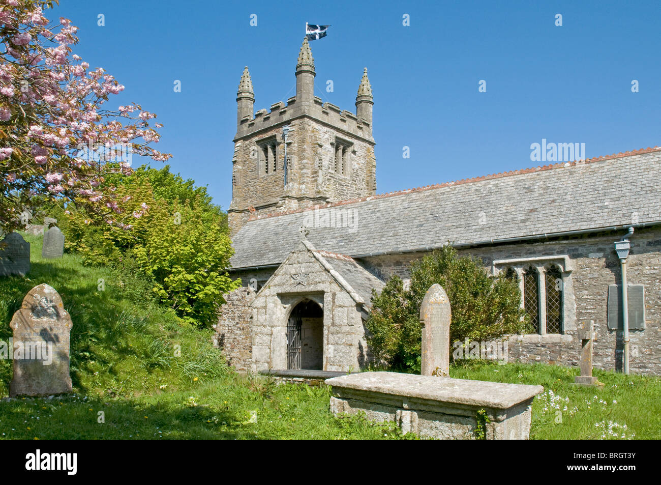 Morwenstow church hi-res stock photography and images - Alamy