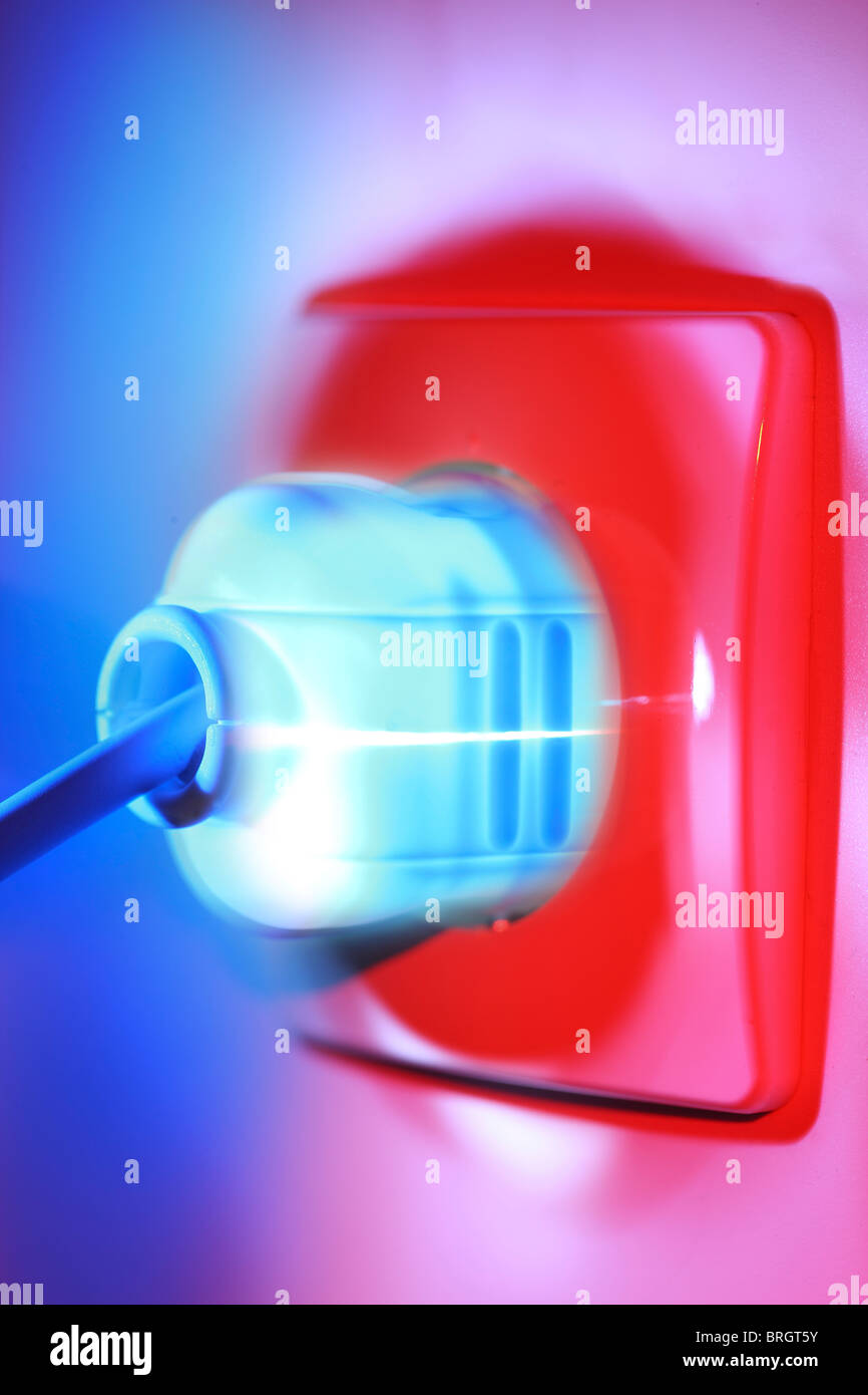 Electric plug and electrical wall socket Stock Photo - Alamy