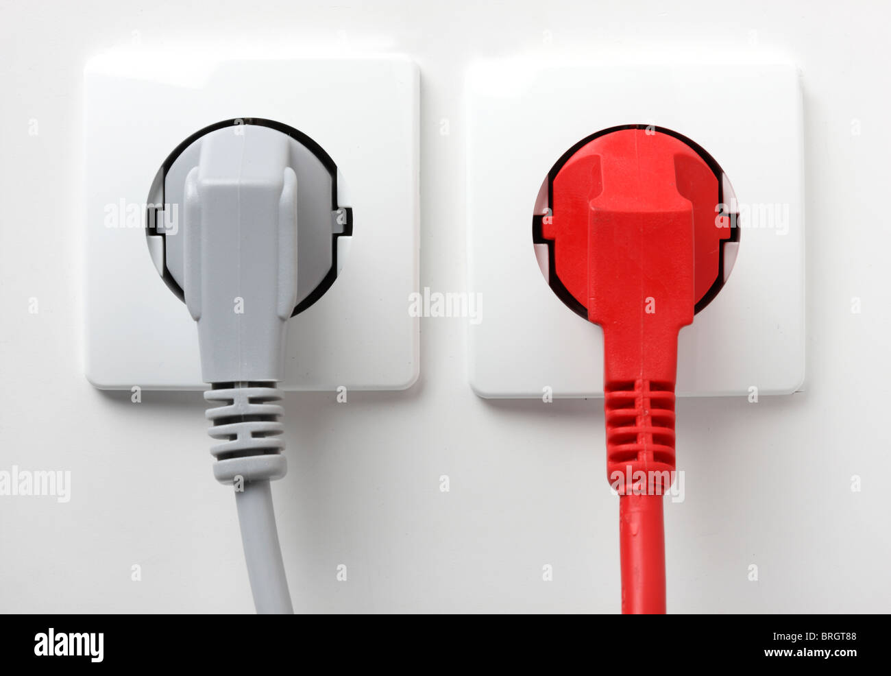 Electric plug and electrical wall socket Stock Photo - Alamy