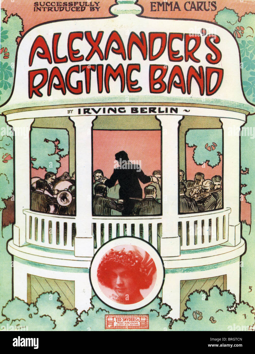 ALEXANDER'S RAGTIME BAND 1911 sheet music for composition by Irving ...