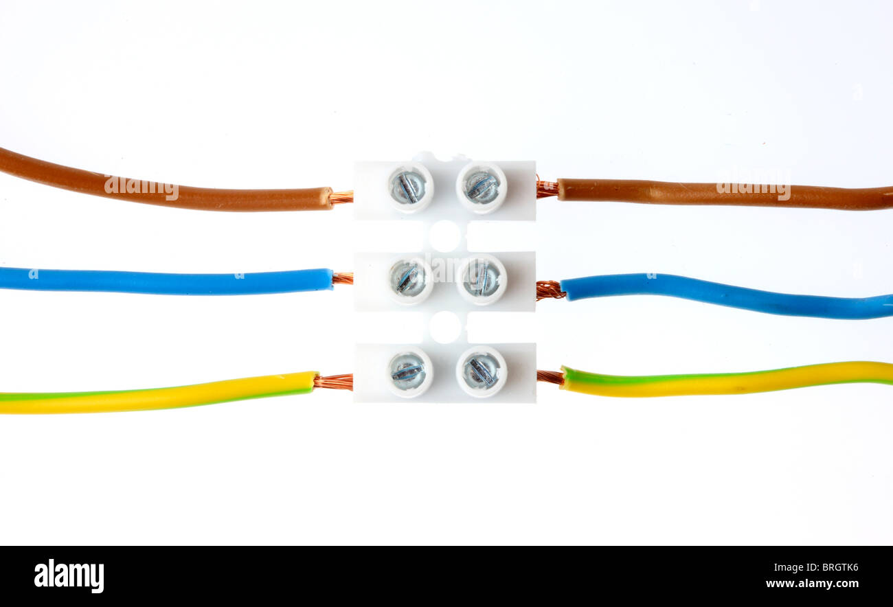 Luster terminal, for connecting electric cables Stock Photo - Alamy
