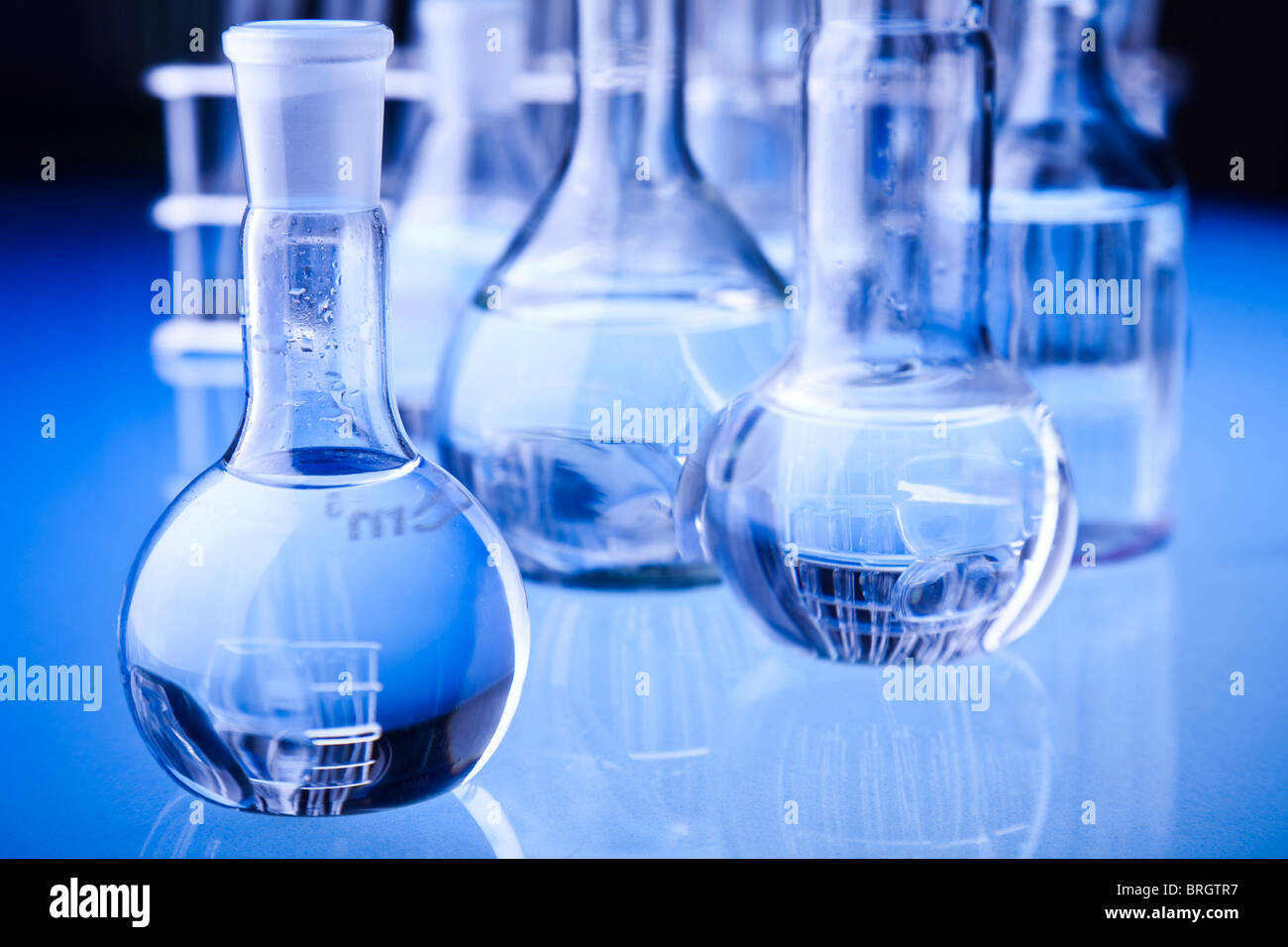 Biochemistry Laboratory and glass Stock Photo - Alamy