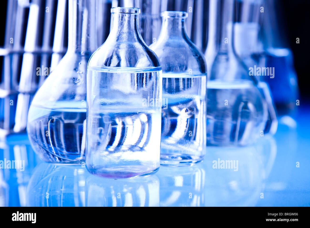 Biochemistry Laboratory and glass Stock Photo - Alamy