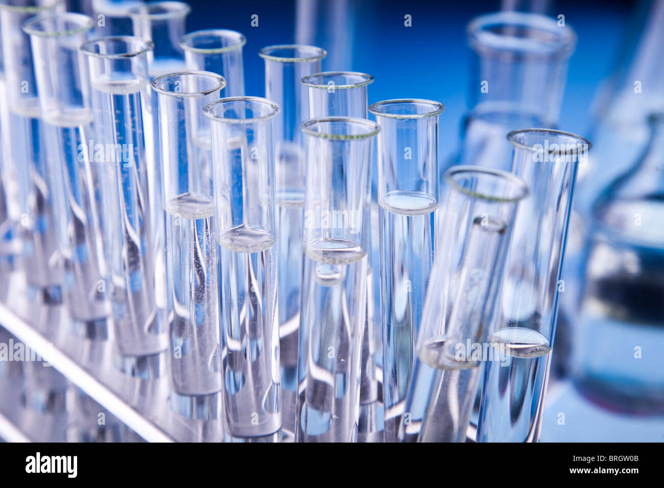 Biochemistry Laboratory and glass Stock Photo - Alamy