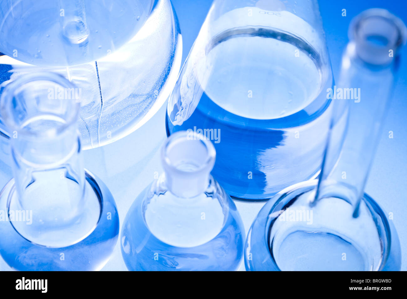 Chemical laboratory glassware equipment Stock Photo - Alamy