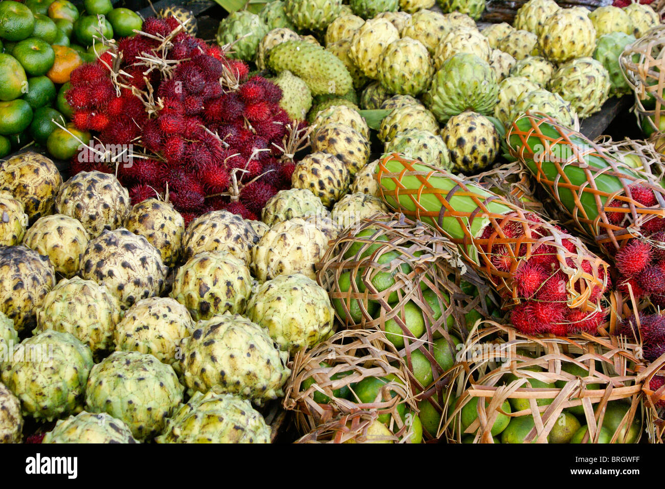Fruits for sale in market, Antsapanana, Madagascar Stock Photo - Alamy