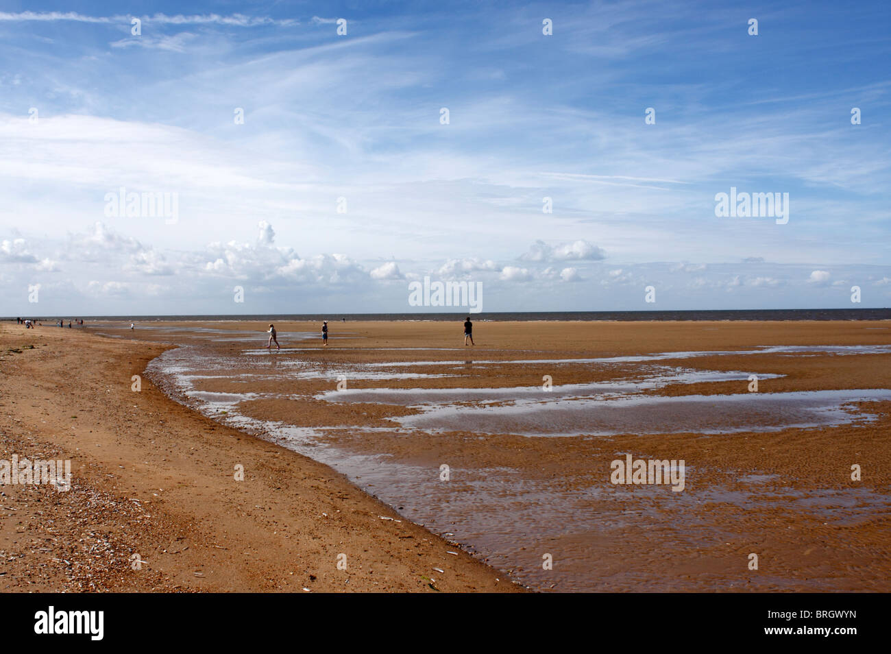 OLD HUNSTANTON BEACH. NORTH NORFOLK. UK Stock Photo - Alamy