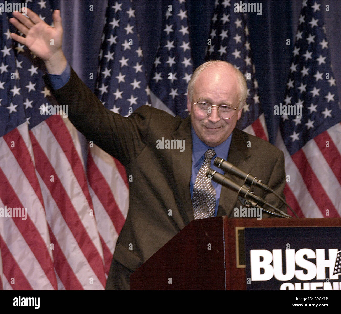 Republician vice presidential candidate Dick Cheney speaks at a Victory ...