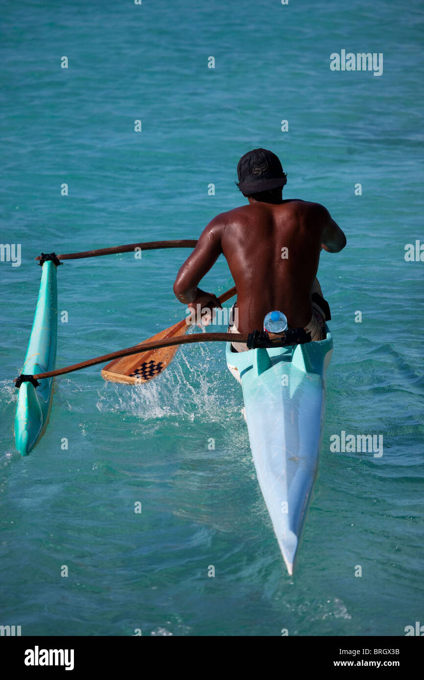 Polynesian boat traditional hi-res stock photography and images - Alamy