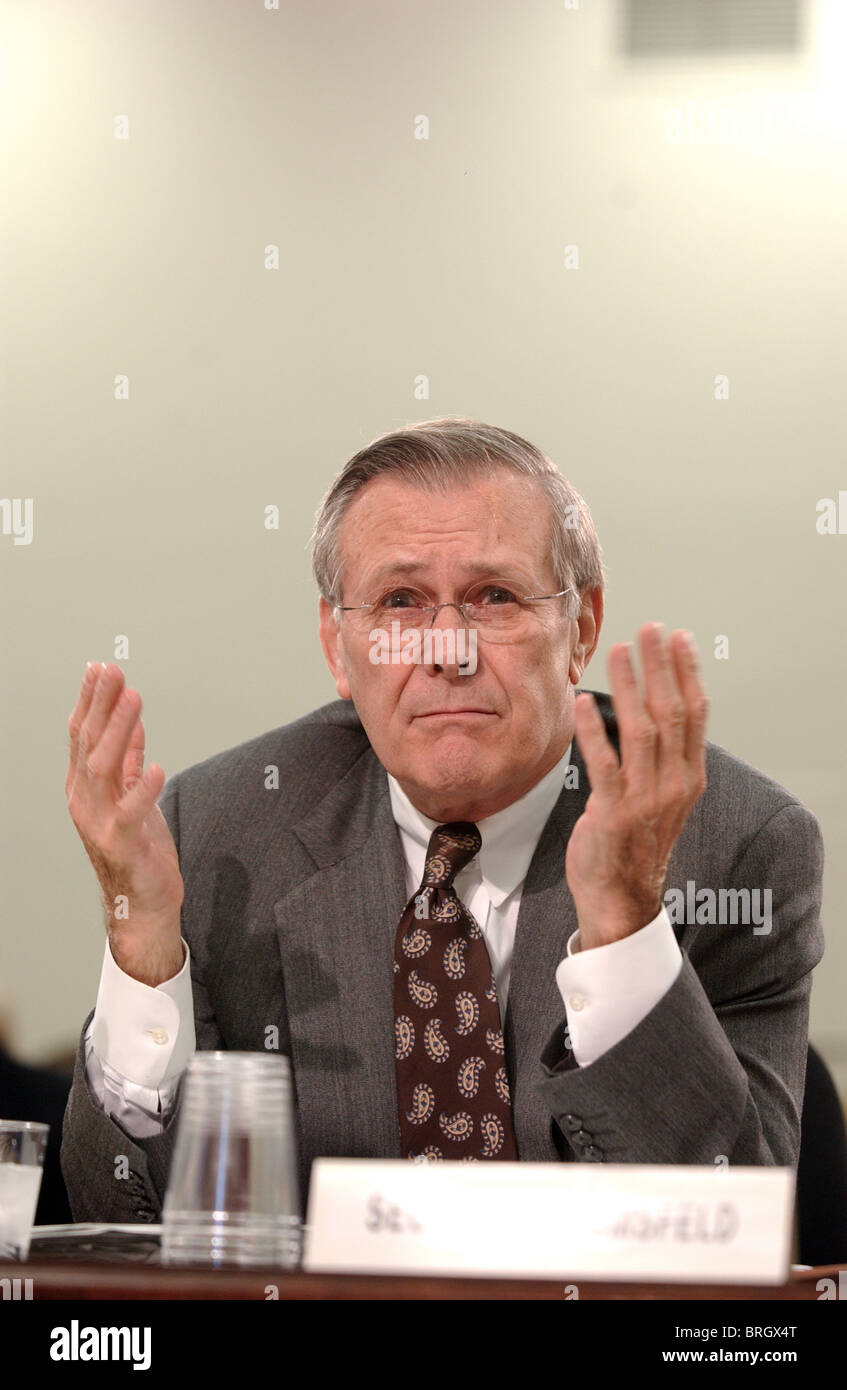 Donald rumsfeld hi-res stock photography and images - Alamy