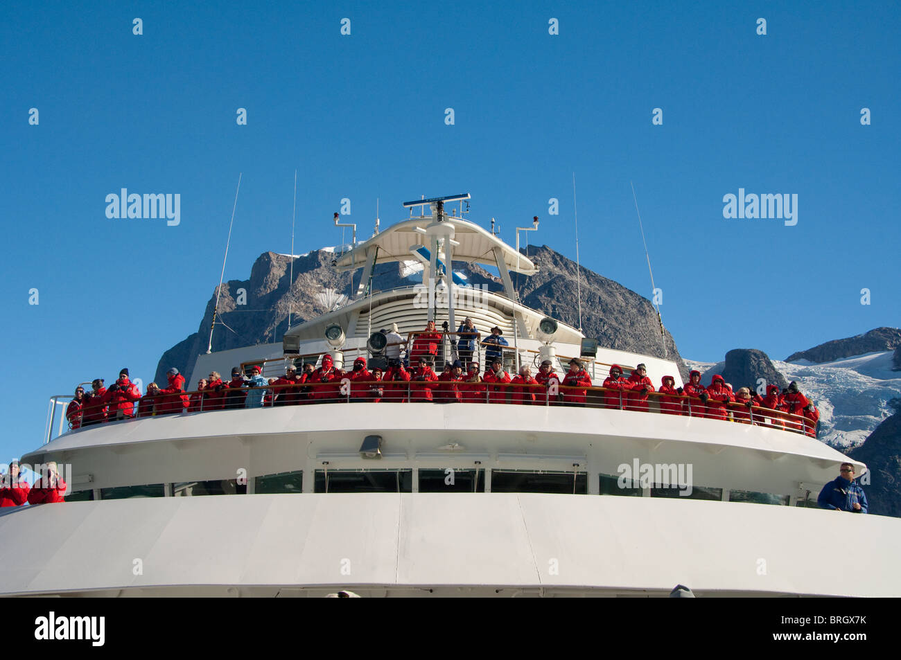 Greenland, Southeast coast, Skjoldungen Fjord. Silversea expedition ...