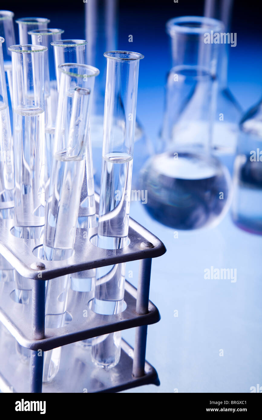 Biochemistry Laboratory and glass Stock Photo - Alamy
