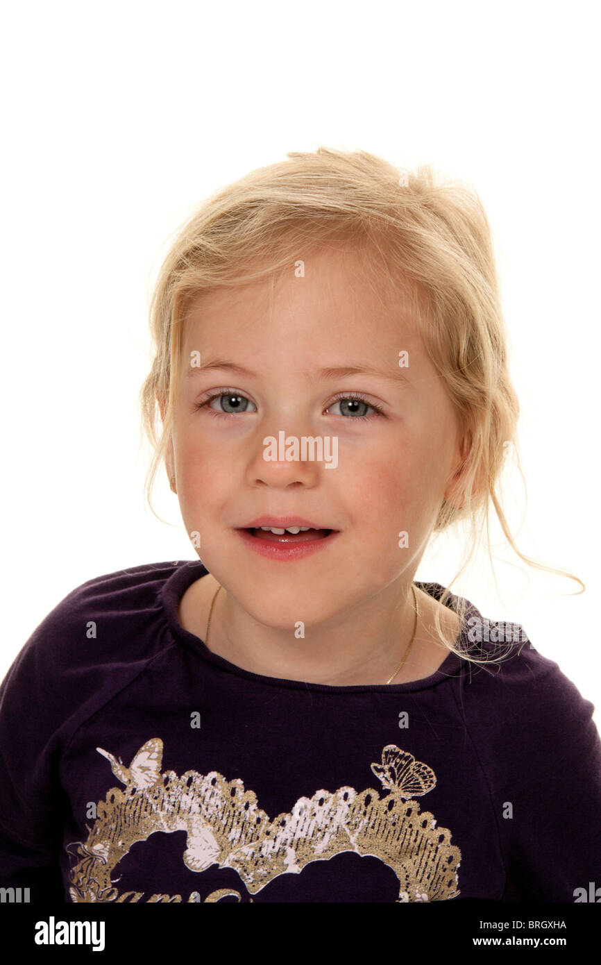 Portrait of a girl. Child's head Stock Photo - Alamy
