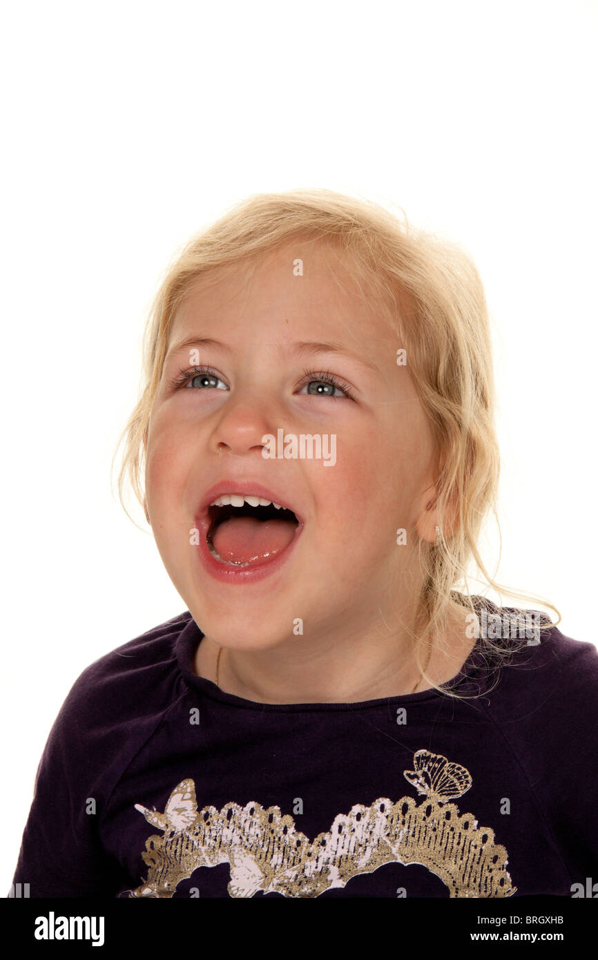 Portrait of a girl. Child's head Stock Photo - Alamy