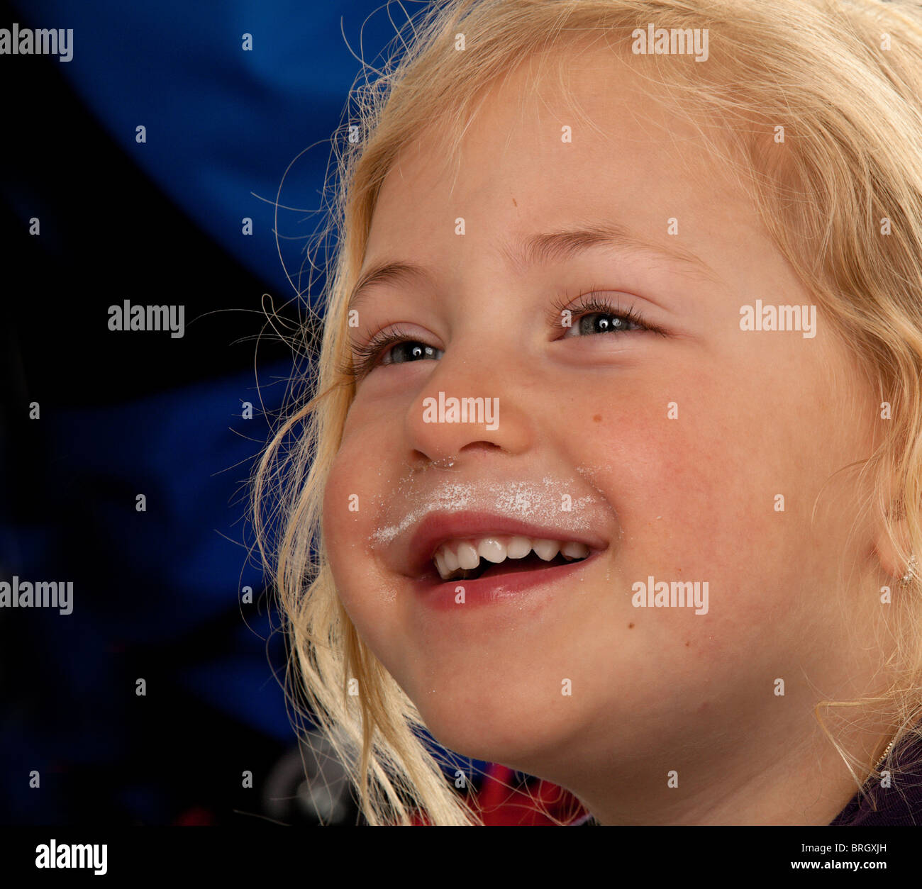 Child's head. Portrait of a little girl Stock Photo - Alamy