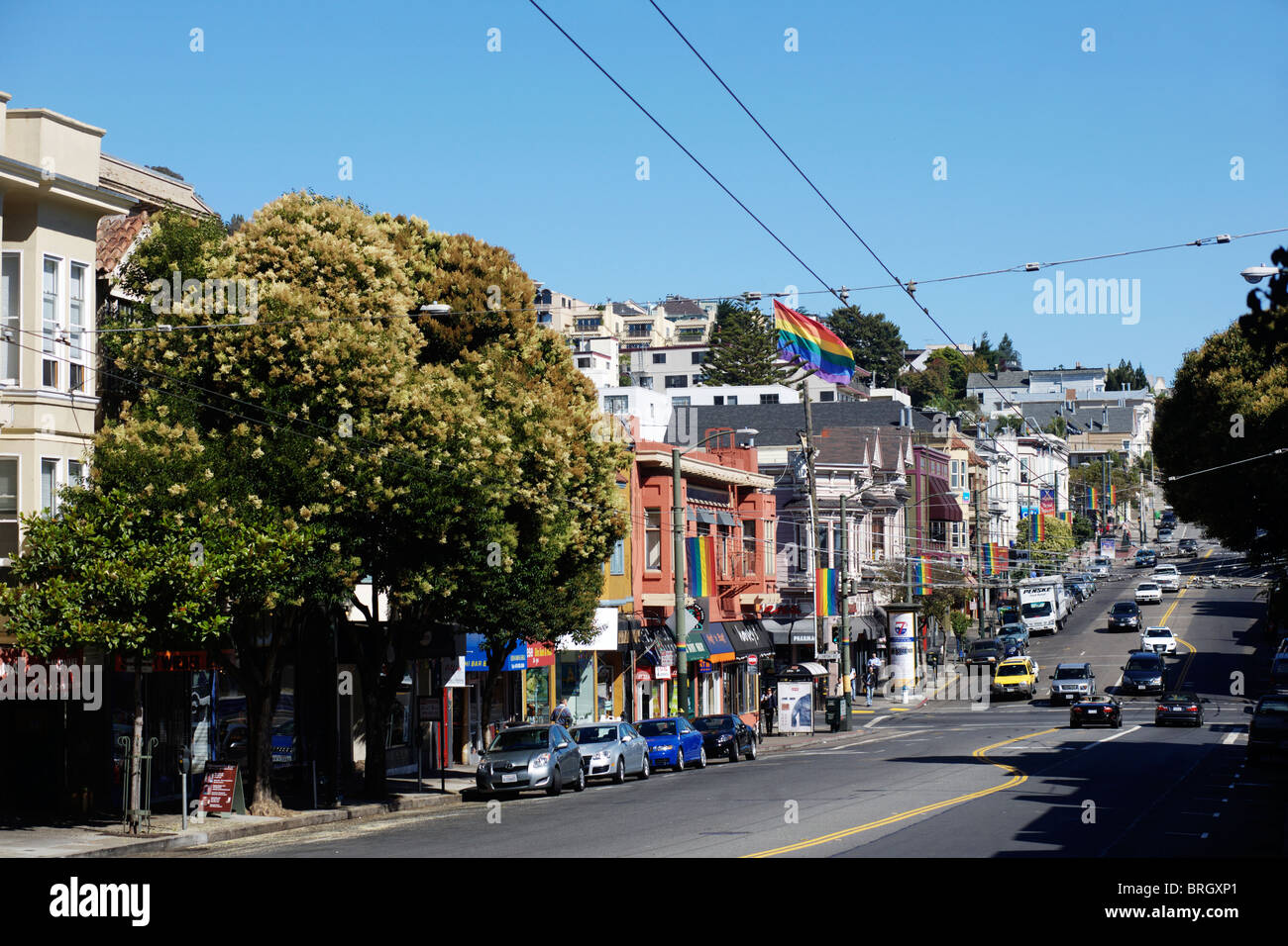 The Castro district of San Francisco in California, United States, in ...