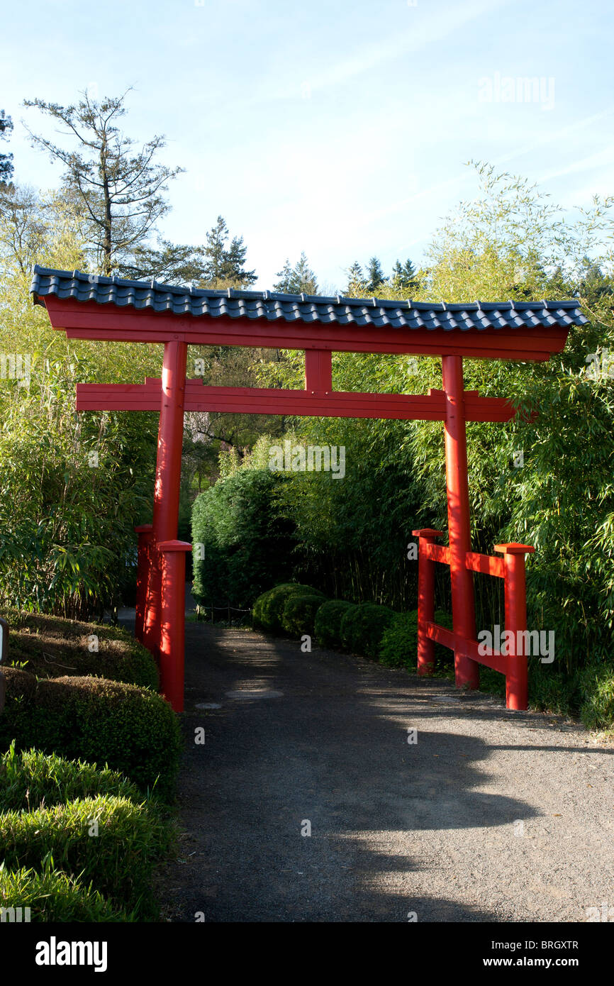 RED JAPAN'S GATE Stock Photo - Alamy
