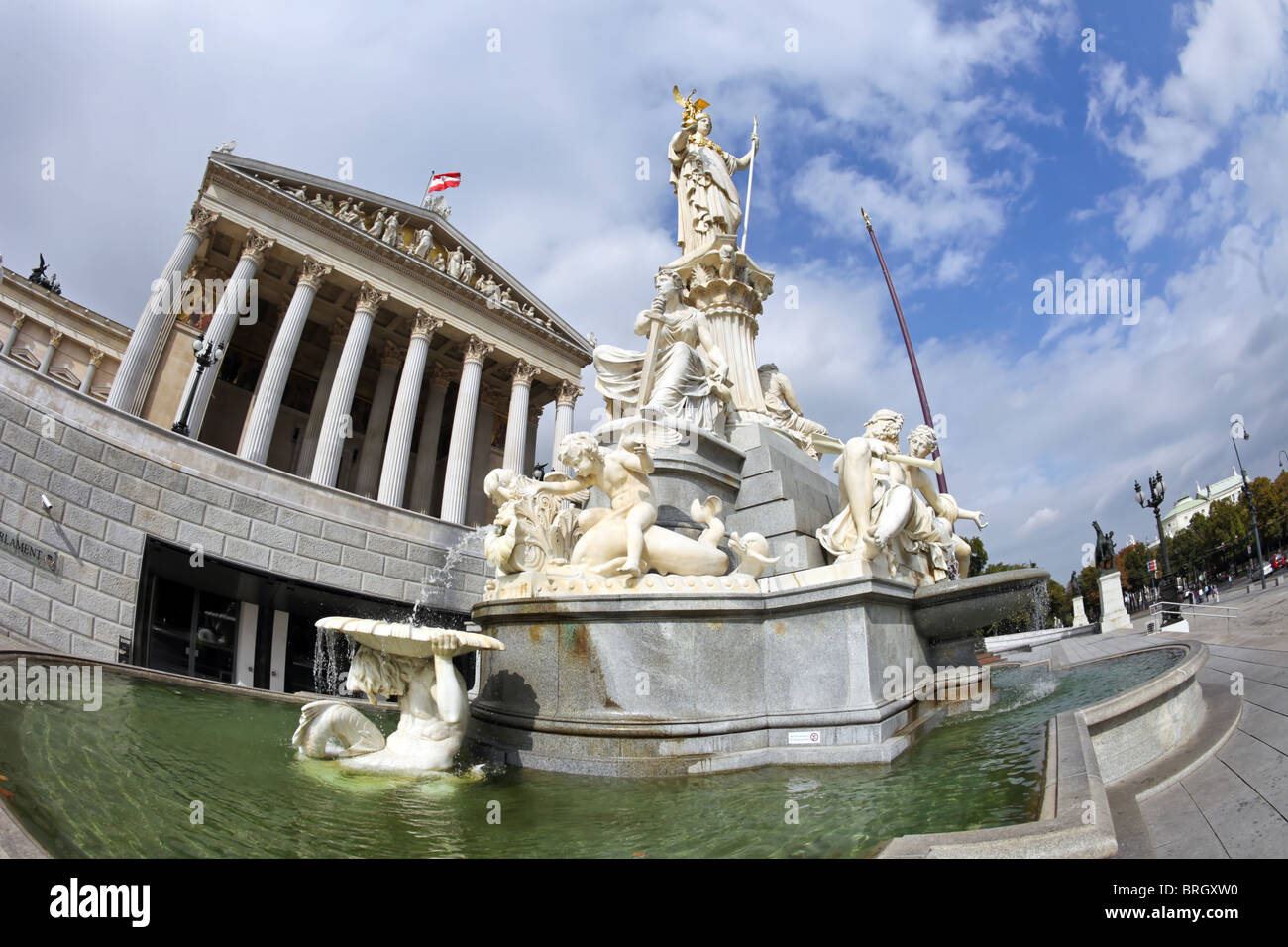 Austria, Vienna, Parliament Stock Photo - Alamy