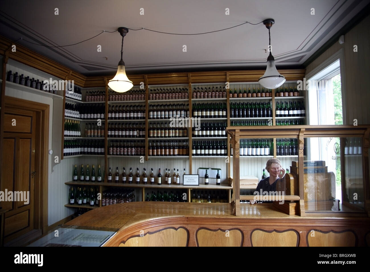 Open air museum in Oslo, Bygdoy folks museum with traditional wooden ...
