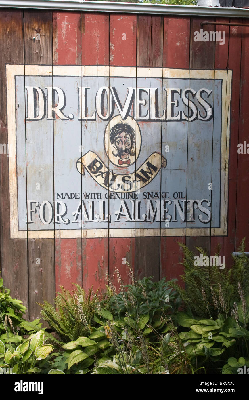 Old Patemt medicine sign at Bothell Country Village Bothell Washington ...