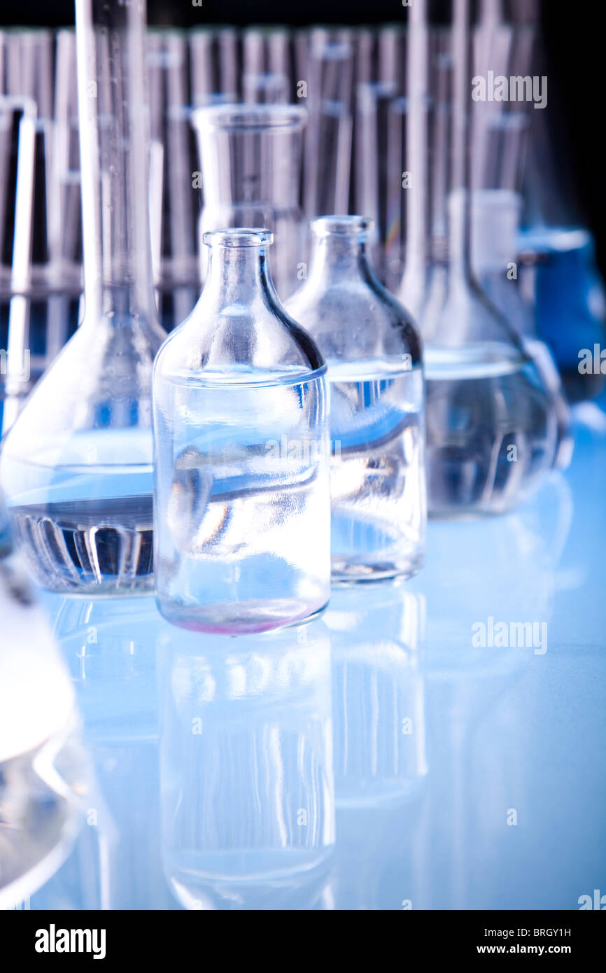 Biochemistry Laboratory and glass Stock Photo - Alamy