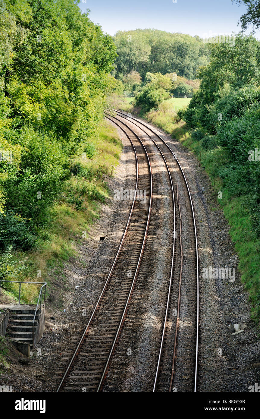 Railway Embankment Uk High Resolution Stock Photography and Images - Alamy