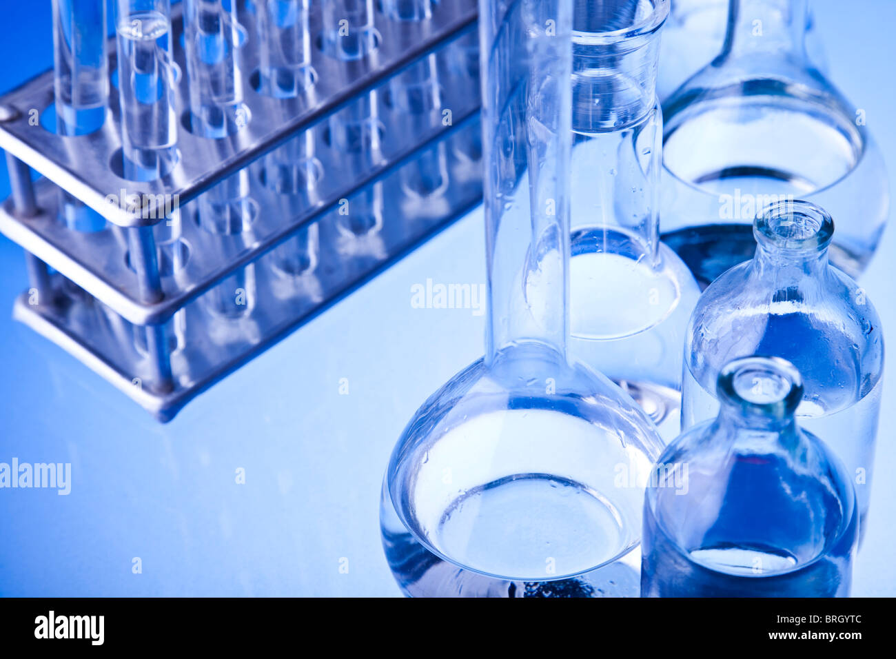 Biochemistry Laboratory and glass Stock Photo - Alamy