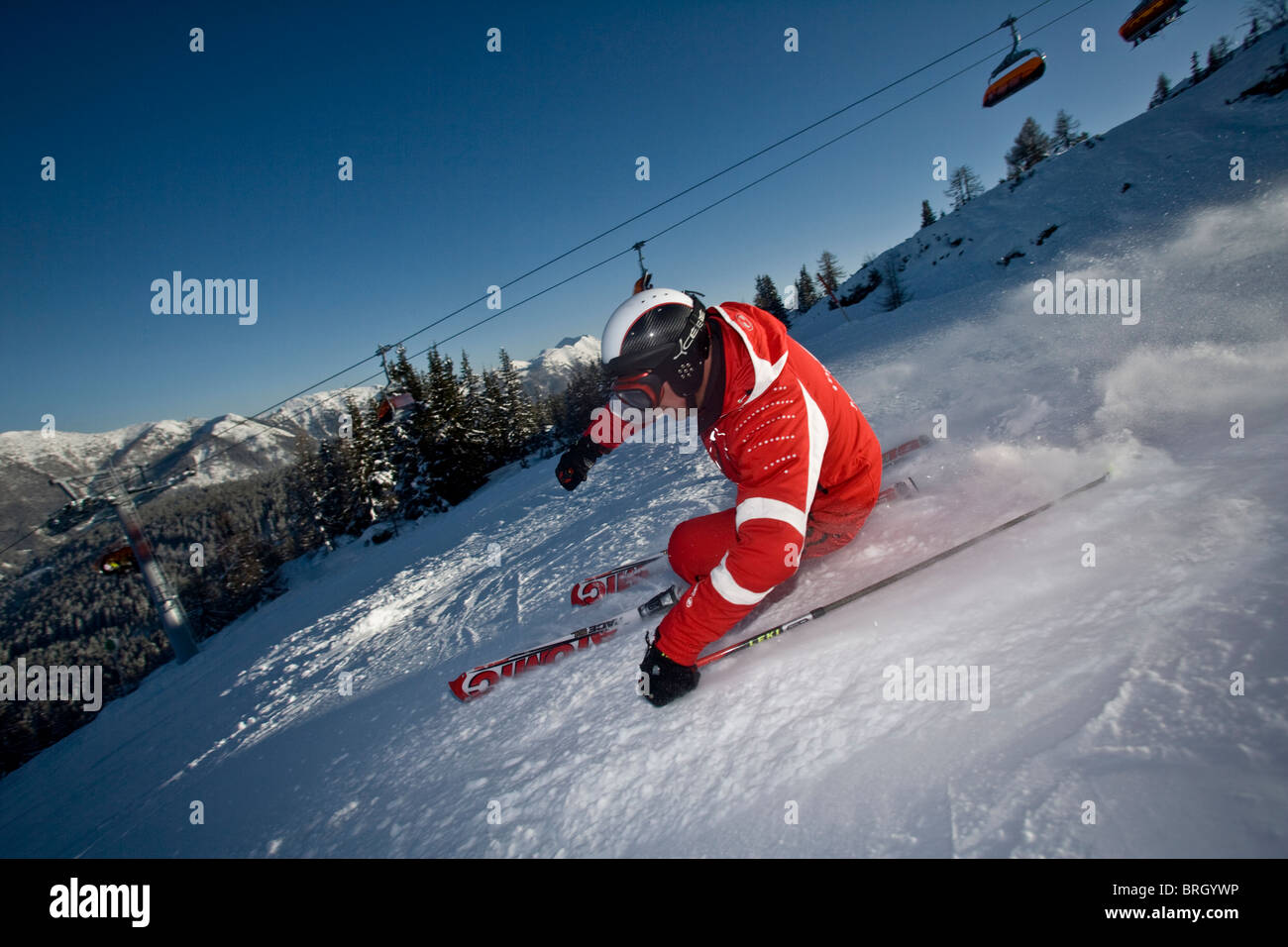 Slope skiing hi-res stock photography and images - Alamy