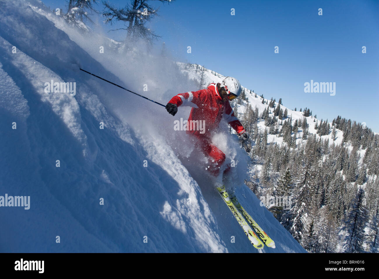 skiing; free riding Stock Photo - Alamy